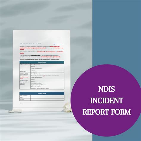 Incident Report Form Ndis Business Support Work Agency Word Document Template Providers