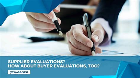 Supplier Evaluations How About Buyer Evaluations Too Proficient