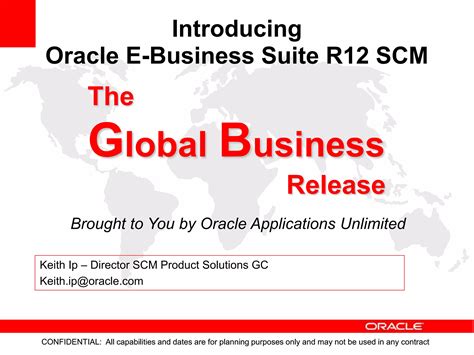 Oracle Scm Presentationppt