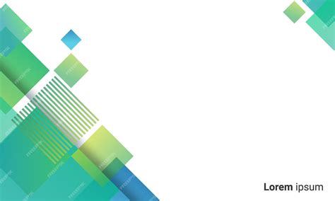 Premium Vector Abstract Gradient Rectangle Vector Background