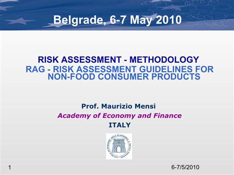 Pdf Risk Assessment Methodology Rag Risk Assessment Za