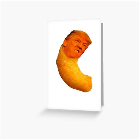 Trump Wotsit Greeting Card For Sale By Brownpants Redbubble