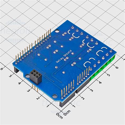 Mạch 4 Relay Arduino Shield 5v Kích Mức Cao Nguồn 5vdc Dùng Cho