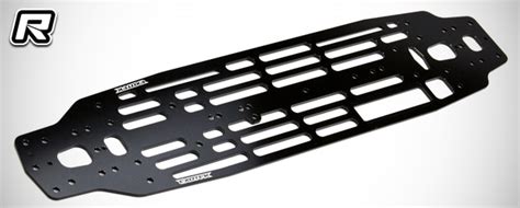 Red RC Exotek Exo Five Aluminium Main Chassis Plate