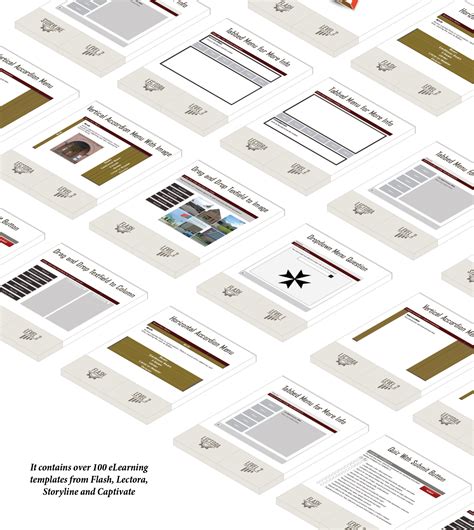 Elearning Template Library Behance Behance