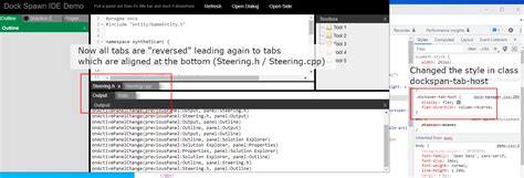 More Control Over Tab Positioning Gui Element Creation · Issue 68 · Node Projectsdock Spawn