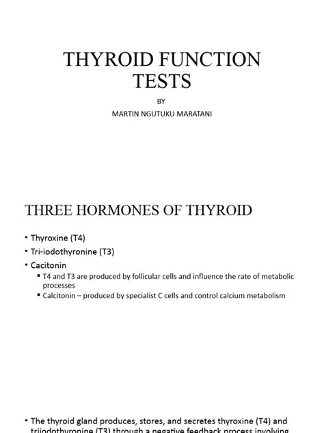 Thyroid Function Tests Pdf Thyroid Stimulating Hormone Thyroid