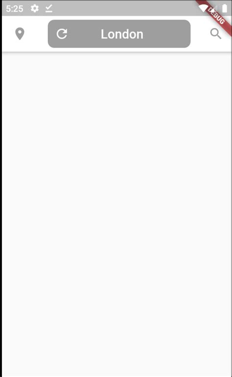 Flutter Create A Rectangle That Fills The Title Area Of The App Bar Stack Overflow