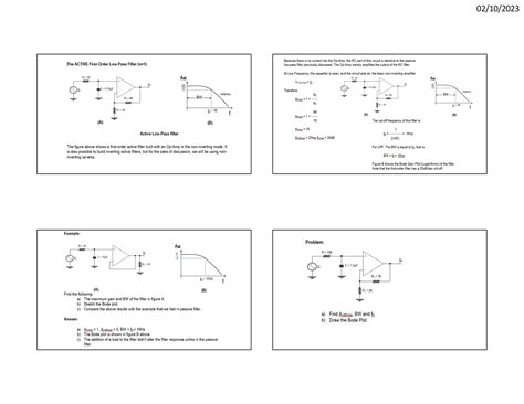 Filters Low Pass Filter High Pass Filter And Band Pass Filter Ppt