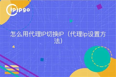 How To Switch Ip With Proxy Ip Proxy Ip Setting Method Ipipgo