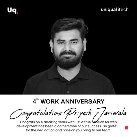 Uniqual Itech On Linkedin 4yearsstrong Anniversarycelebration