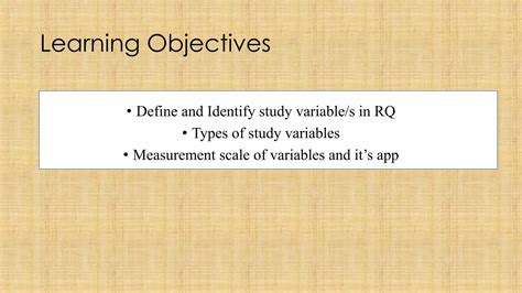 Research Variables And Statistical Measurement Scales Ppt