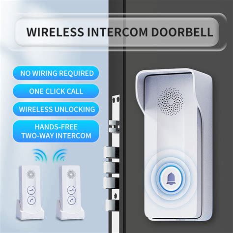 Wireless Intercom Doorbell No Wiring Required Built In Wireless Signal Zhongshan Anjielo Smart