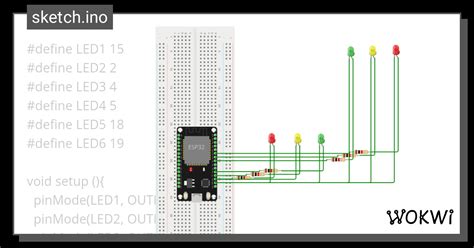 Tugas 6 Wokwi Esp32 Stm32 Arduino Simulator