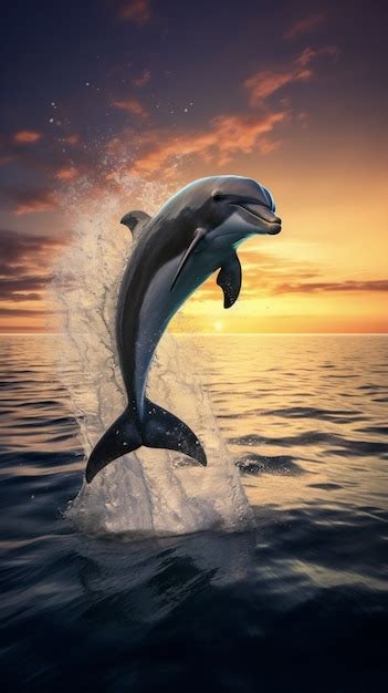 Magnifique Dauphin Nageant Photo Gratuite