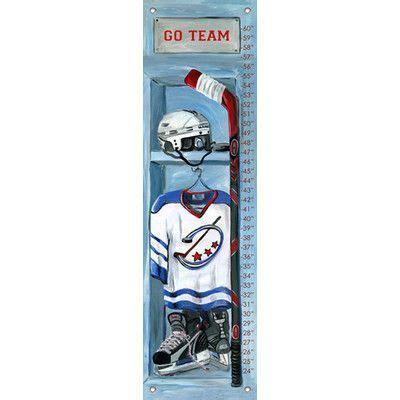 Oopsy Daisy Hockey Locker Growth Chart In Personalized Canvas Wall Art Oopsy Daisy Art