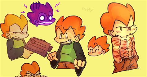 Random Pico Doodles Shrugs By Kyiedraw On Deviantart