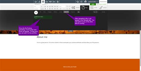 Adding Files To An Electronic Portfolio Foliotek Presentation