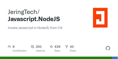 GitHub JeringTech Javascript NodeJS Invoke Javascript In NodeJS From C