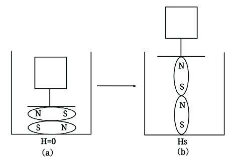 Two Dimensional Schematic Diagram Of Magnetostrictive Effect A No Download Scientific