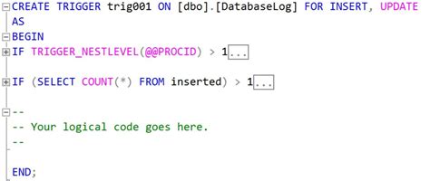 Sql Server How To Avoid Triggers For Multiple Row Operations In A