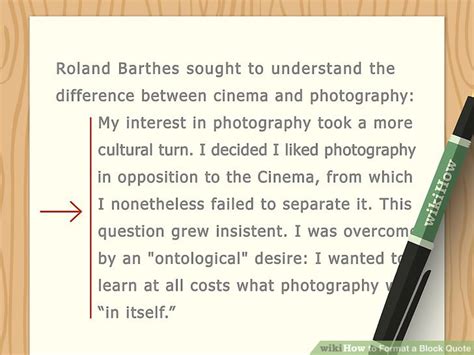 4 ways to format a block quote wikihow