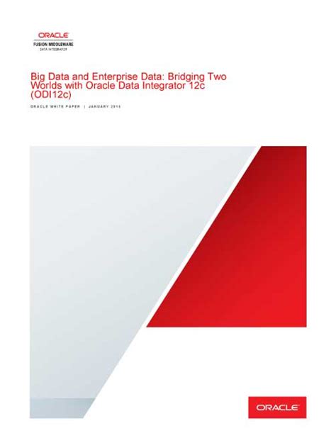 Bridging Big Data And Enterprise Data With Oracle Data Integrator