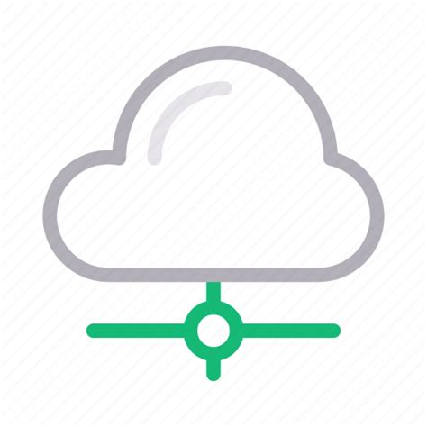 Cloud Database Network Server Sharing Icon Download On Iconfinder