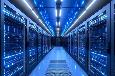 科技ai数字艺术 云计算 科技现代科技风格蓝色灯光服务器机房运行状态商业照片 Ai图片免费下载png格式4032像素编号72130494 千图网