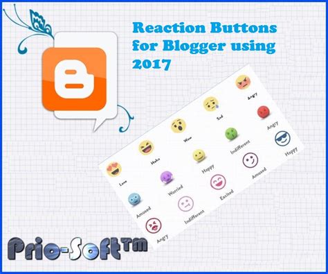 Reaction Buttons Widget For Blogger Prio Soft™