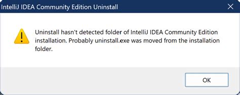 Why Is Un Installed Intellij Idea Community Edition Still Listed