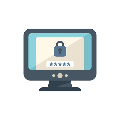 Password Recovery Icon Flat Vector Page Log 17330295 Vector Art At