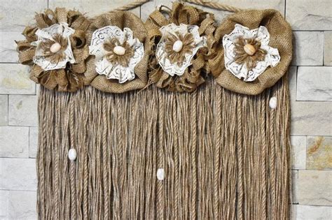 Декор для дома настенный декор типа макраме из джута и мешковины декор интерьера в стиле