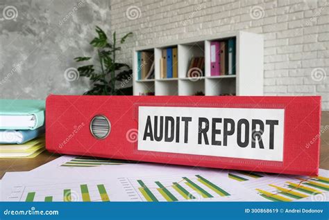 Audit Report Is Shown Using The Text Stock Image Image Of Audit Report 300868619