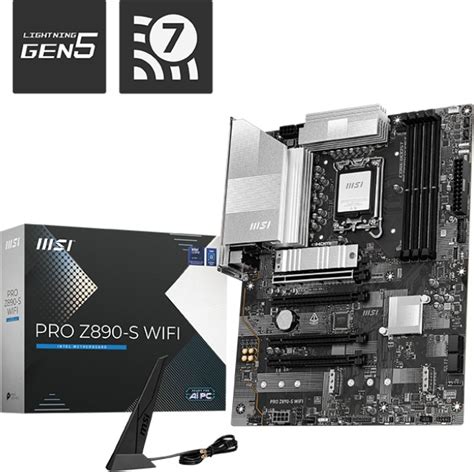 Pro Z890 S Wifi Socket 1851 Ddr5 8600mhzoc Usb 20gbps3xm2 2xtb4 Hdmi