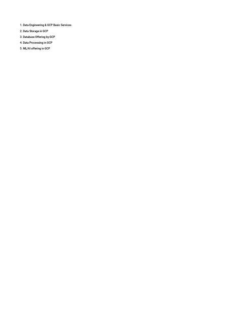 data engineering and gcp basic services 2 data storage in gcp 3