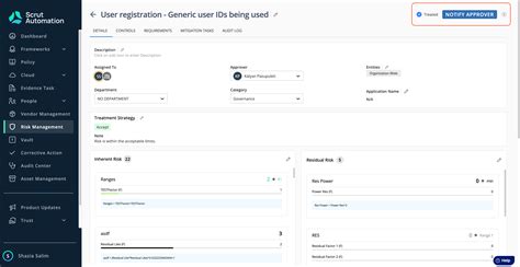 Scrut Product Updates Introducing Risk Approval Workflow