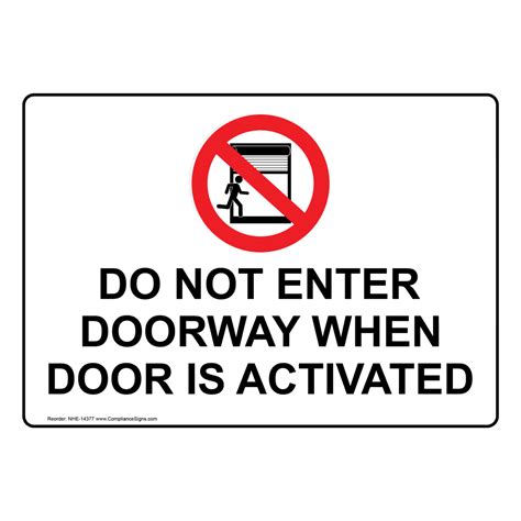 Do Not Enter Signs For Doors