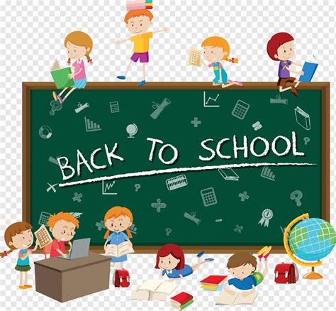 학교 개념 학생 칠판으로 돌아가기 Png Pngwing