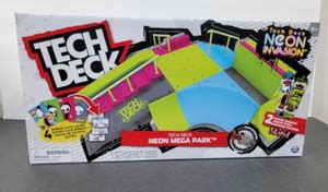 Tech Deck Neon Mega Park X Connect Creator Glow In The Dark Customizable Ramp Set With Two