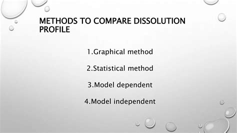 Dissolution Profile Comparison Pptx