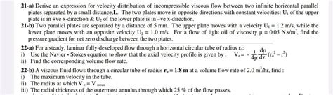 Solved Solve All Questions Please 21 A Derive An Exp