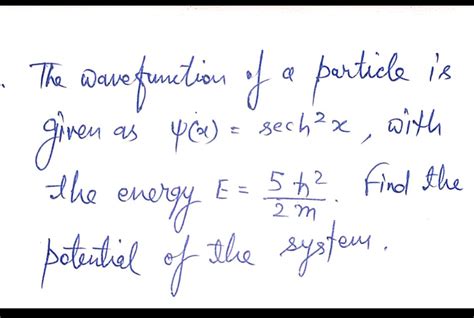 The Wavefunction Of A Particle Is Given As X Studyx