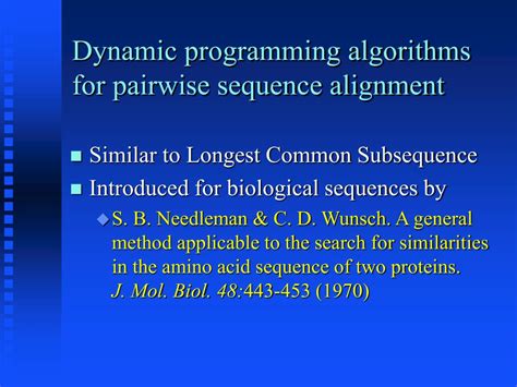 Ppt Sequence Alignment Powerpoint Presentation Free Download Id