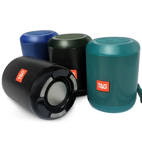 휴대용 무선 블루투스 스피커 서브우퍼 야외 방수 확성기 스테레오 서라운드 지원 Fm 라디오 Tf 플레이어 Aliexpress