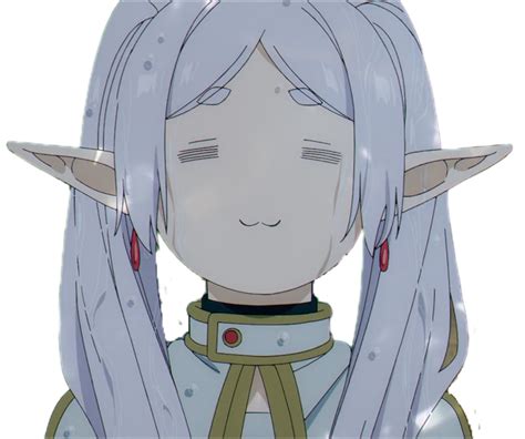 Frieren Cute Face Blank Template Imgflip