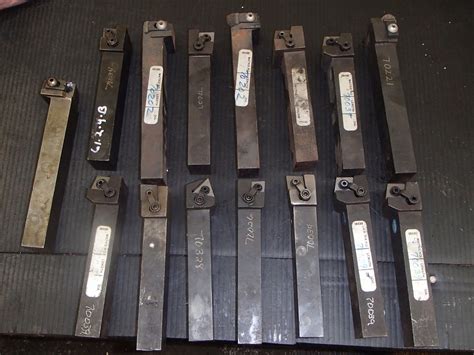 Misc 1" x 1.5" Indexable Lathe Tool Holders, 15 Total