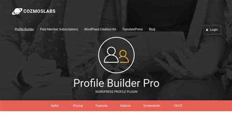 Profile Builder Multi Step Forms Add On Pluginizer