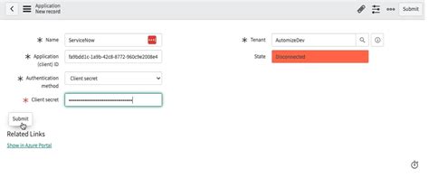 servicenow setup automize software