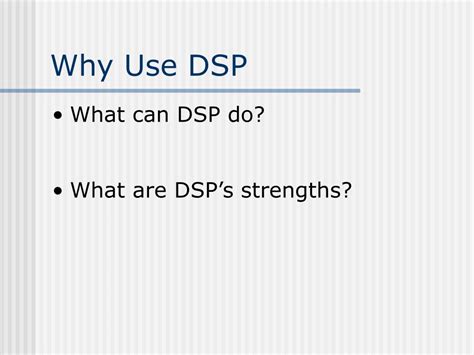PPT DSP Chip Architecture PowerPoint Presentation Free Download ID